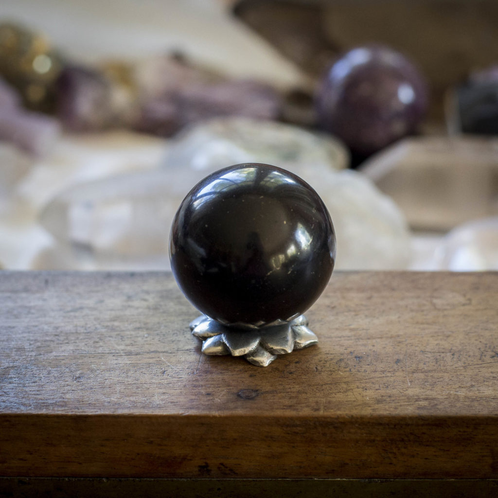 Shungite Sphere - EMF Protection Stone