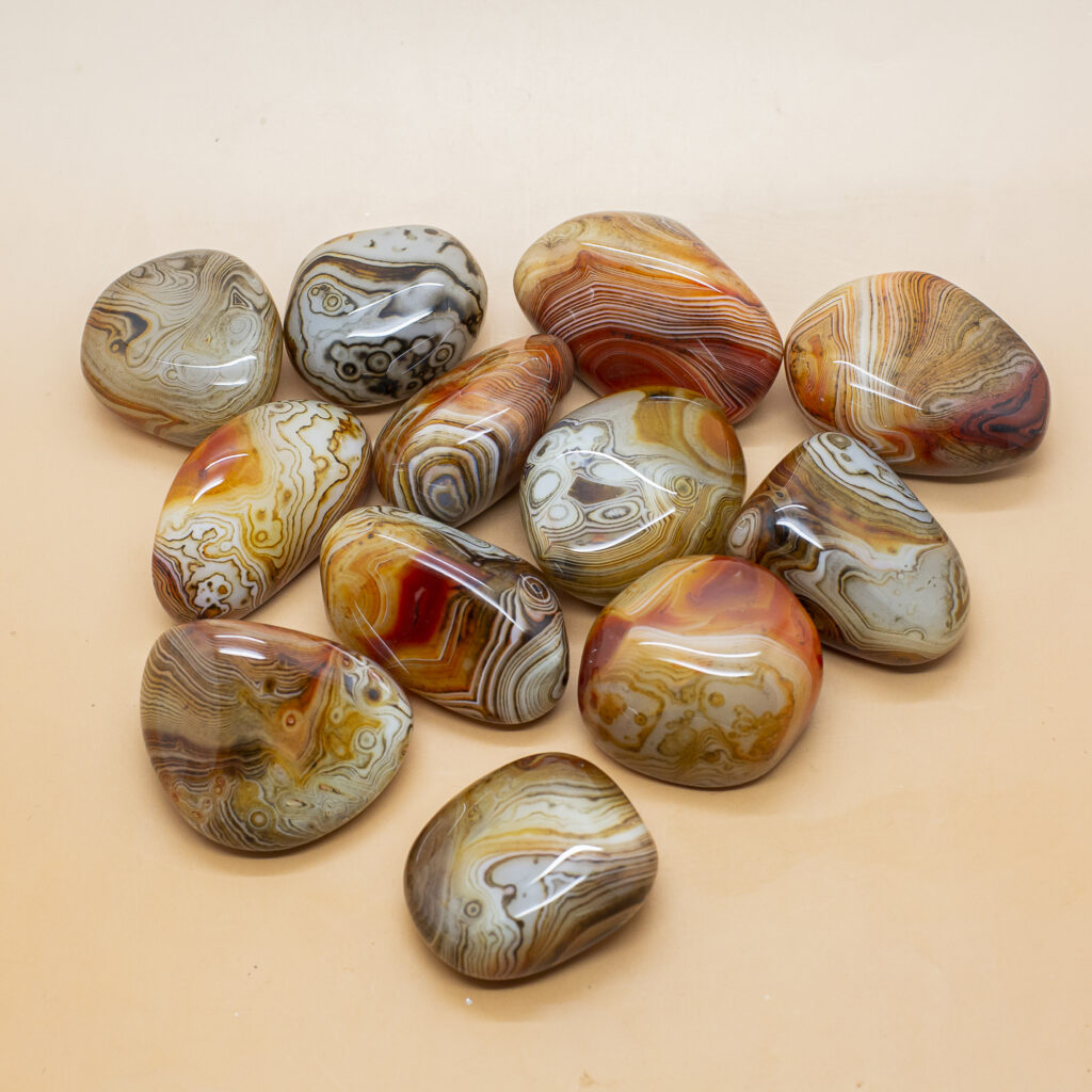 Banded Agate Stone - Perfect for Meditation & Action