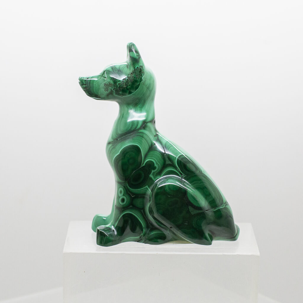 Buy Malachite Dog at Colliers Crystals